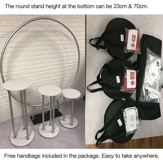 5ft Circle Stand + Circle Cover + 3 Cylinders + 3 Cylinders Covers ...