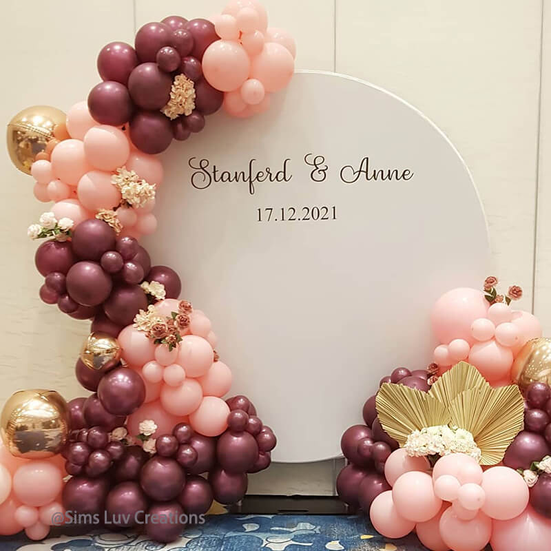 Custom White Round Fabric Backdrop Pure Color – ubackdrop