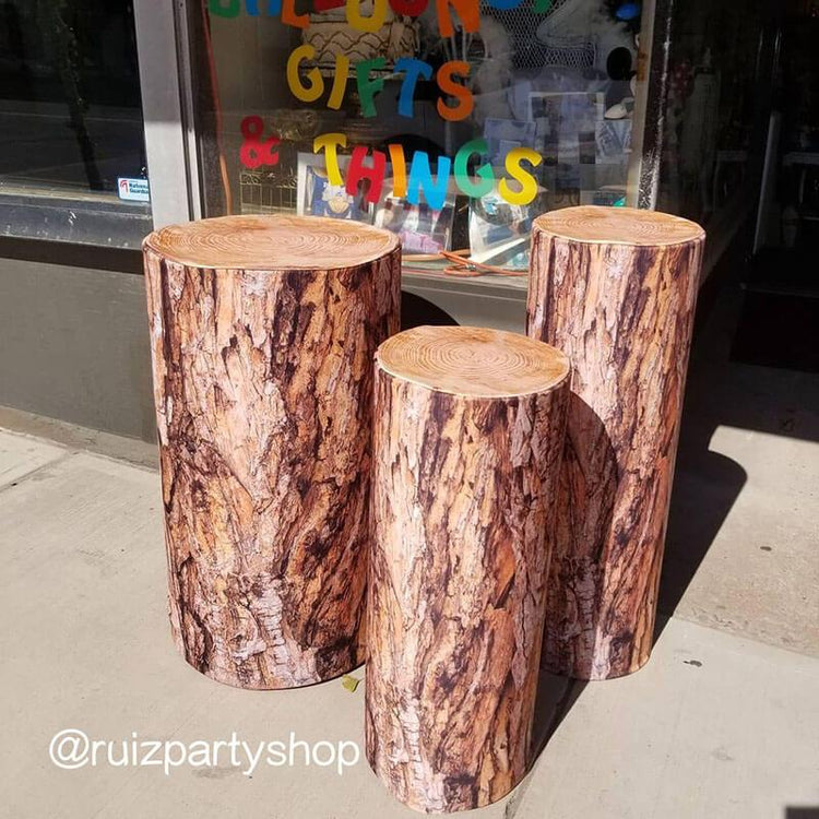 Round Display Cylinder Pedestals with Covers – ubackdrop