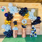 Wood Birthday Party Decoration Chiara Backdrop Arched Wall Covers ONLY ...